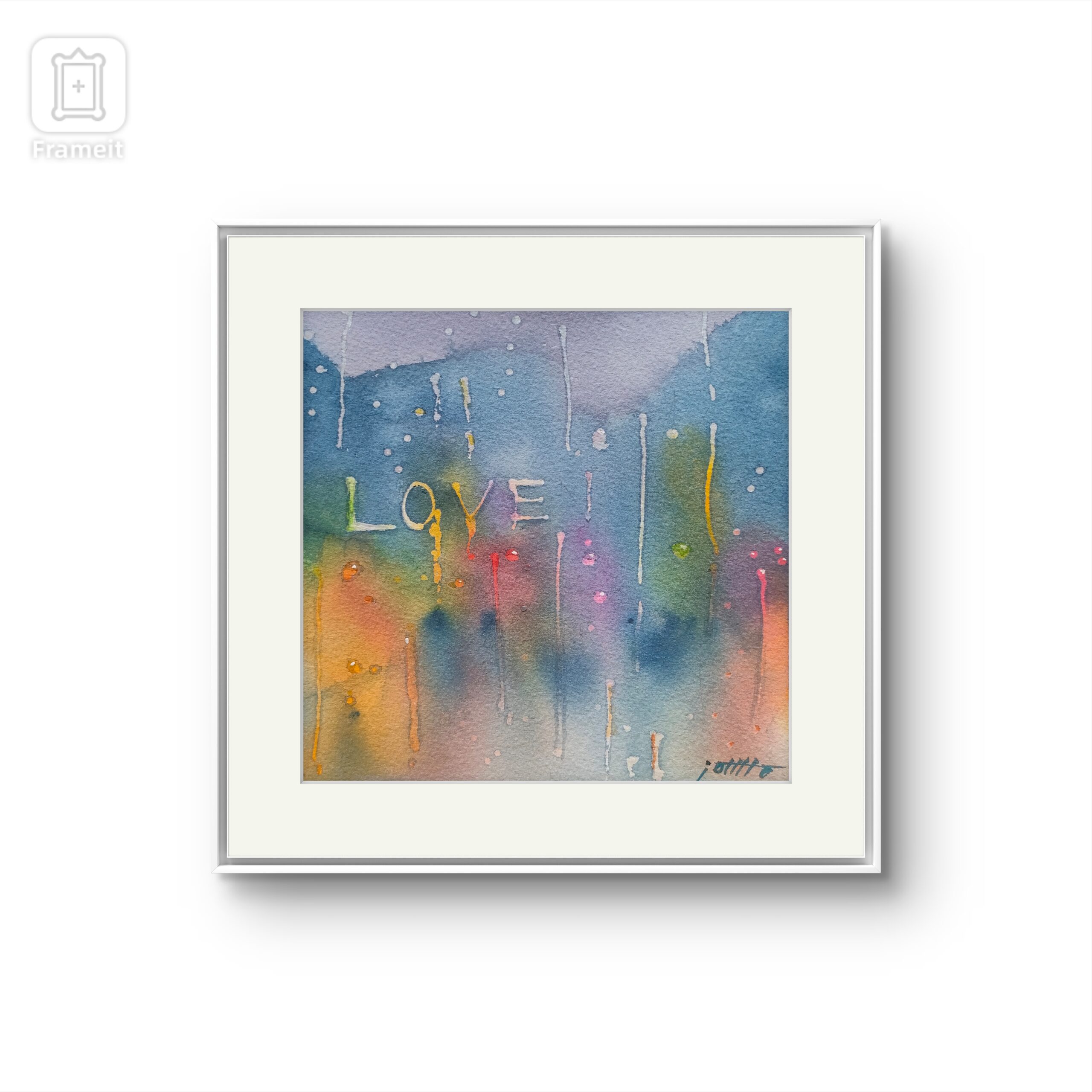 メッセージ「LOVE」 | johho ｜インテリア絵画 アートの専門通販 thisisgallery（ディスイズギャラリー）